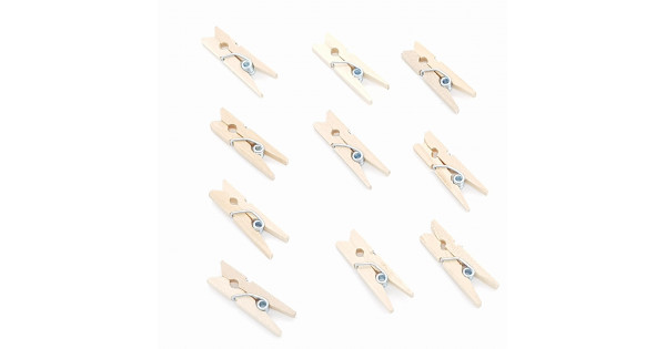 Ahşap Desen Poşet Mandalı