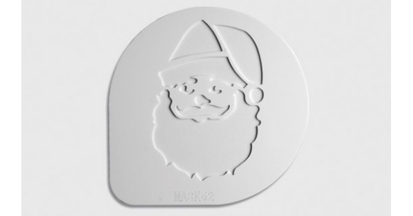 Mask Şablon Tiramisu,Noel Baba Desenli,15 cm Plastik Şekillendiriciler